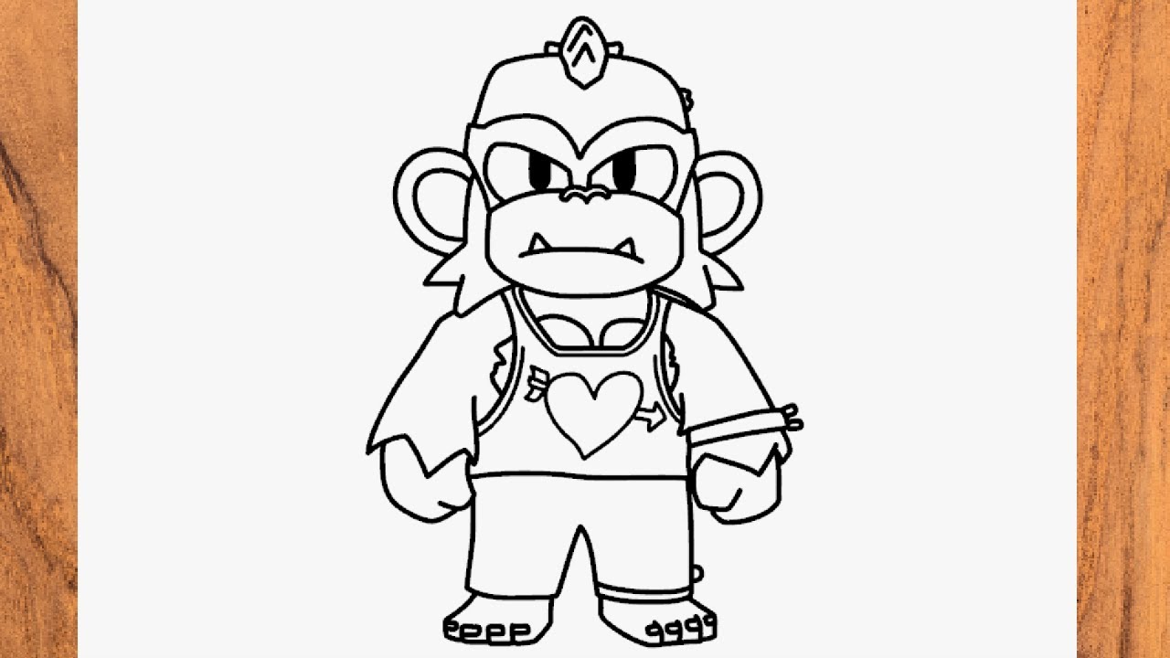 How to draw Ape Escaped from Stumble Guys - YouTube