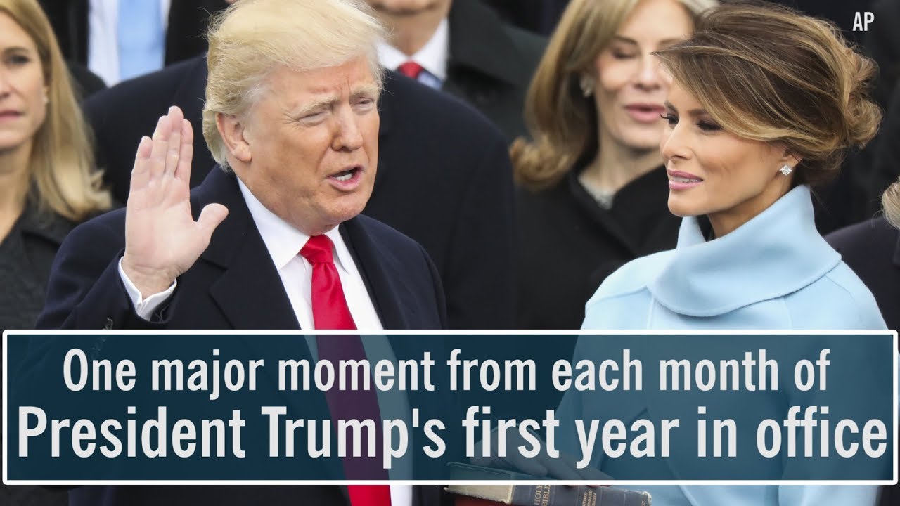 President Donald Trump's first year in office - YouTube