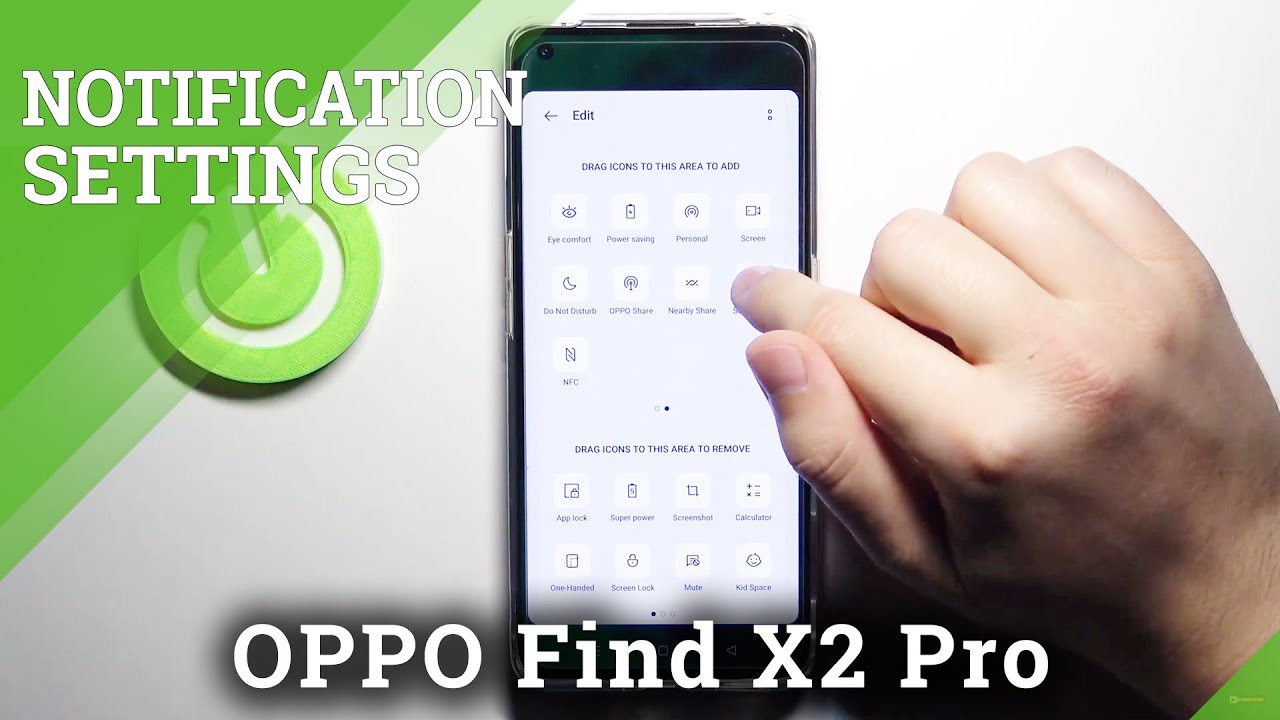 How to Adjust Notifications Bar Icons in OPPO Find X2 Pro – Customize ...