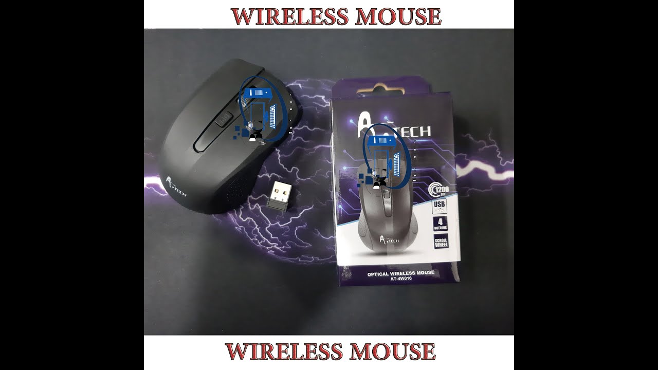 A.Tech 2.4G Wireless Mouse - YouTube