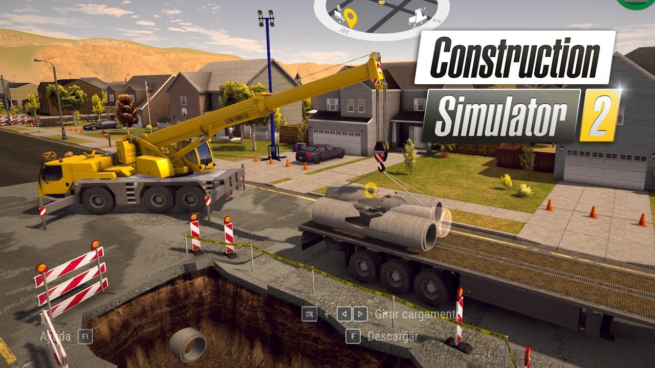 Construction Simulator 2 US | #16 Acondicionamiento de la Carretera ...