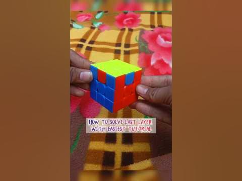 How to solve last layer of rubiks cube | Rubik's cube tutorial |#shorts ...