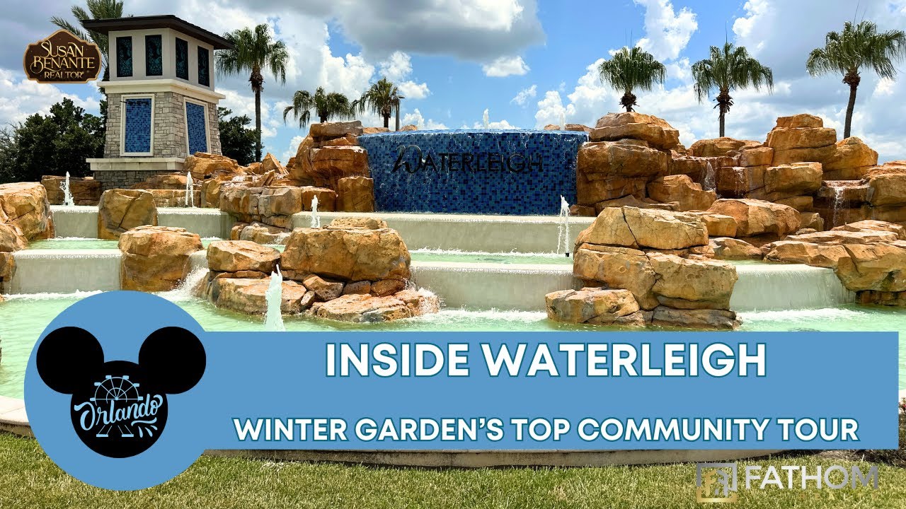 Waterleigh Winter Garden FL Drive-Through Tour | Streets, Townhomes ...