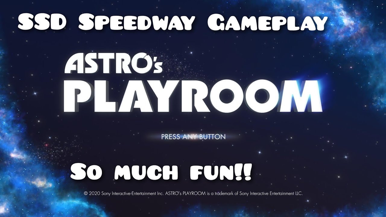ASTRO's PLAYROOM - SSD Speedway Gameplay - YouTube