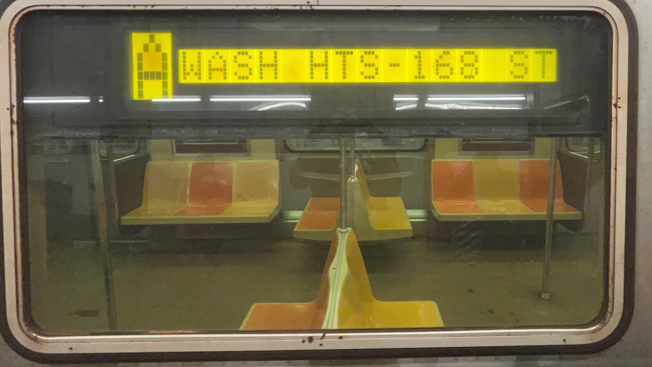 On board a 168 Street bound R46 A train from Rockaway Park to 168 ...