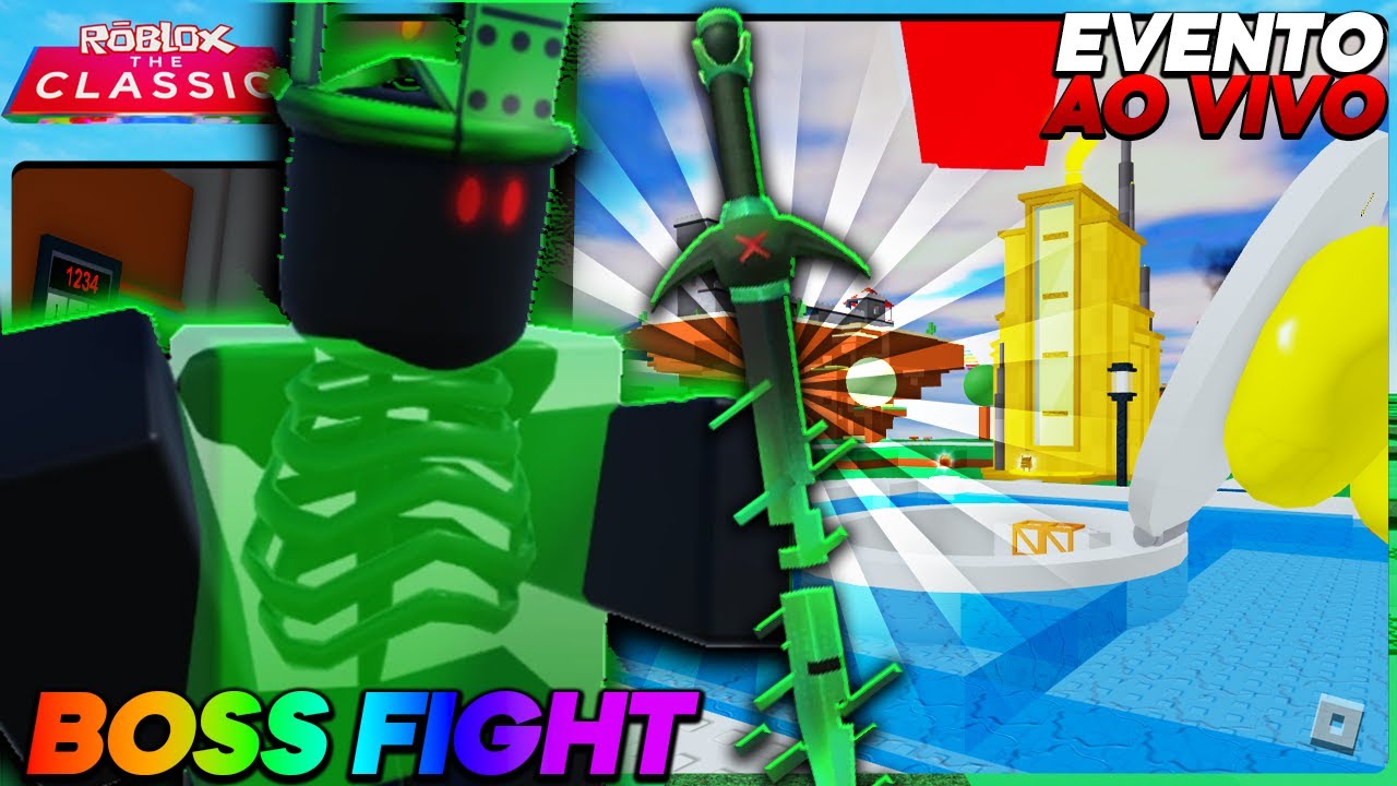 EVENTO AO VIVO da THE CLASSIC! BOSS FIGHT do 1X1X1X1 e ESPADA de GRAÇA ...
