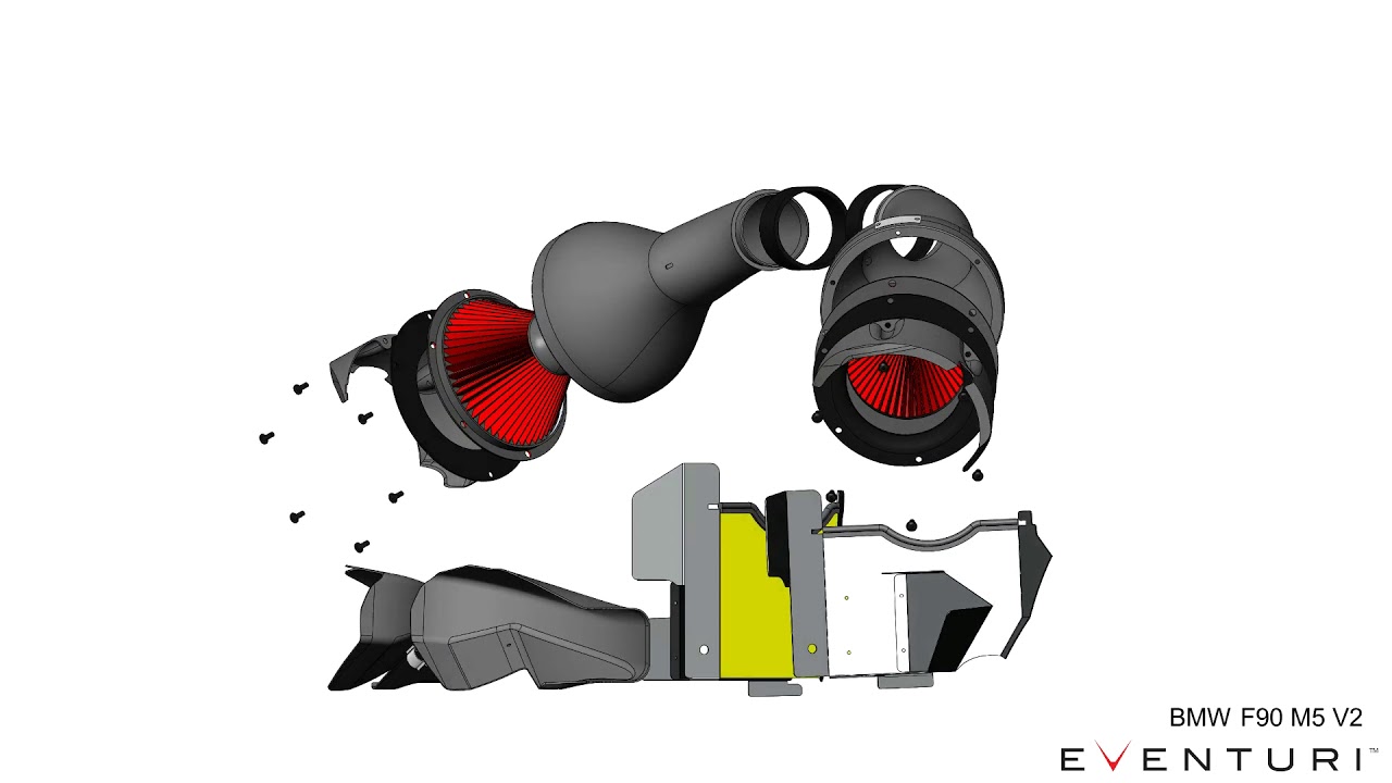 BMW F90 M5 V2 Intake Animation - YouTube