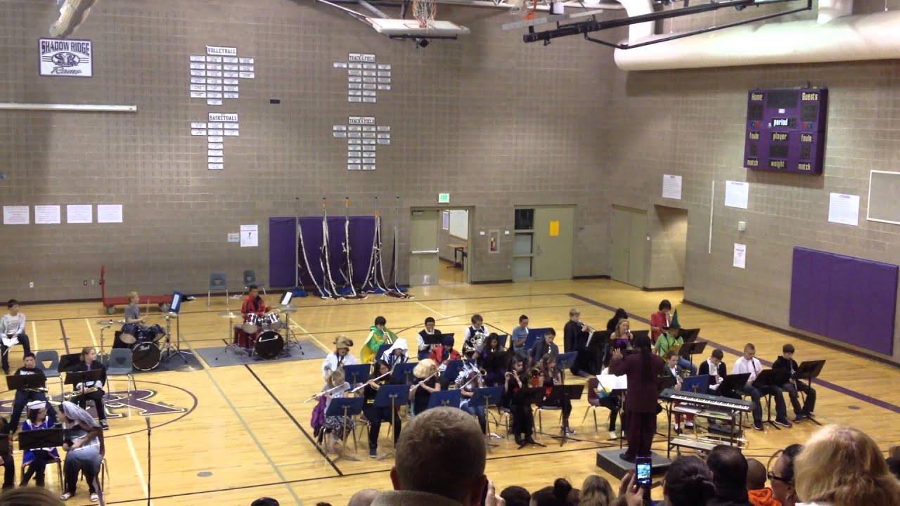 Thriller - Shadow Ridge Middle School 8th Grade Band - YouTube