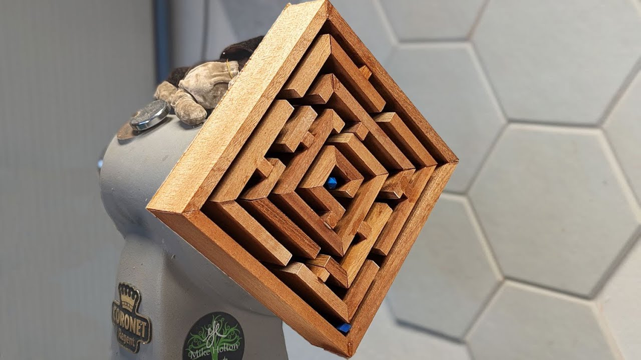 The MAZE Bowl: A Unique Woodturning Project - YouTube