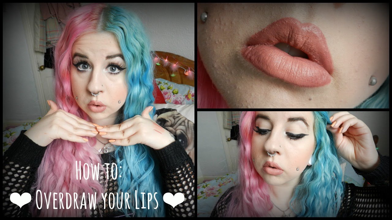 How to Overdraw your Lips! - YouTube
