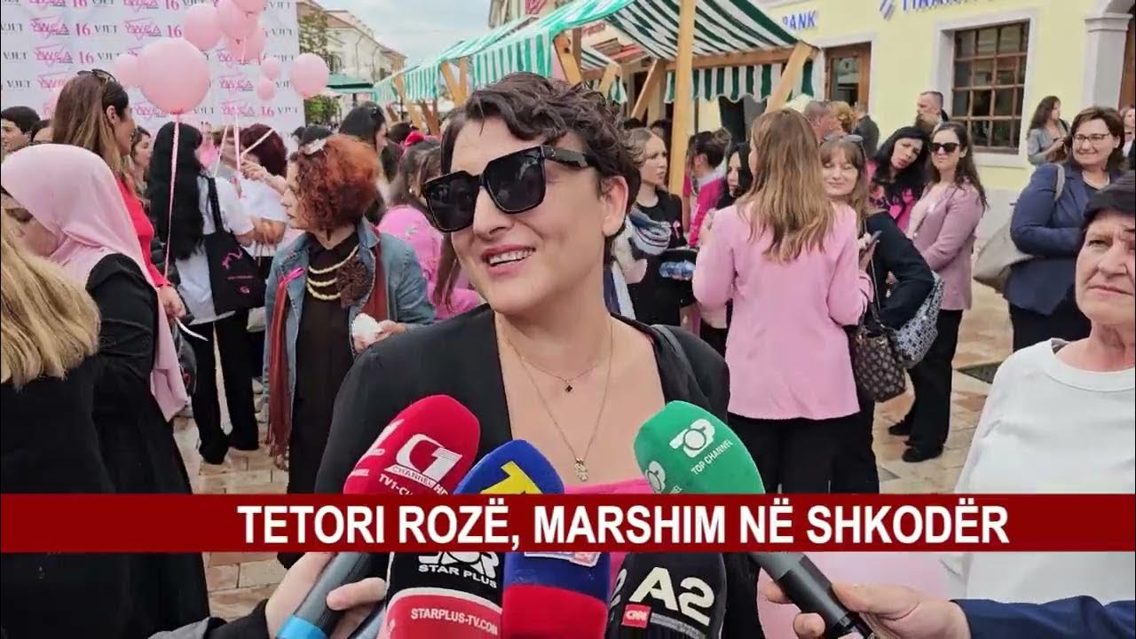 TETORI ROZË, MARSHIM NË SHKODËR - YouTube