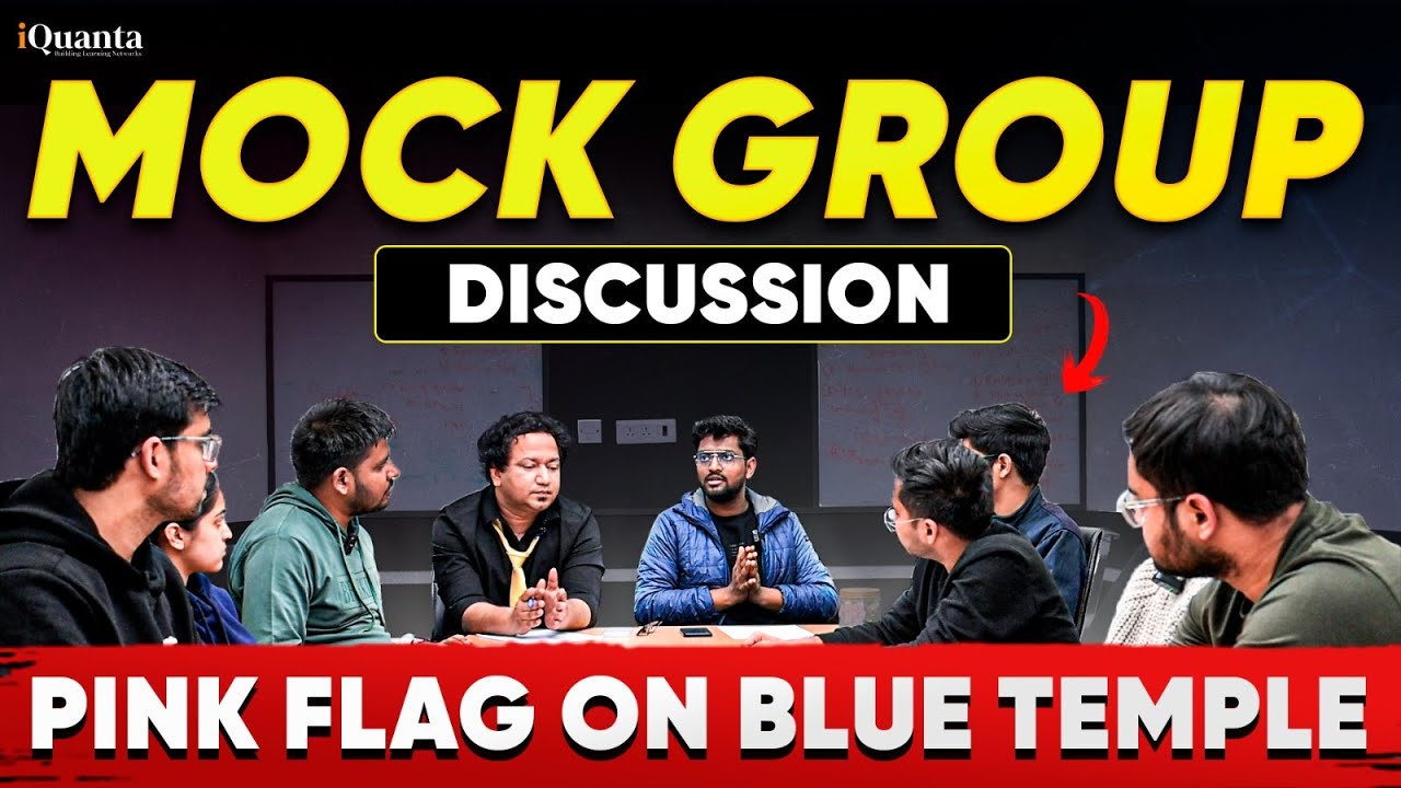 Mock Group Discussion | Topic: Pink Flag on Blue Temple | MBA GDPI ...