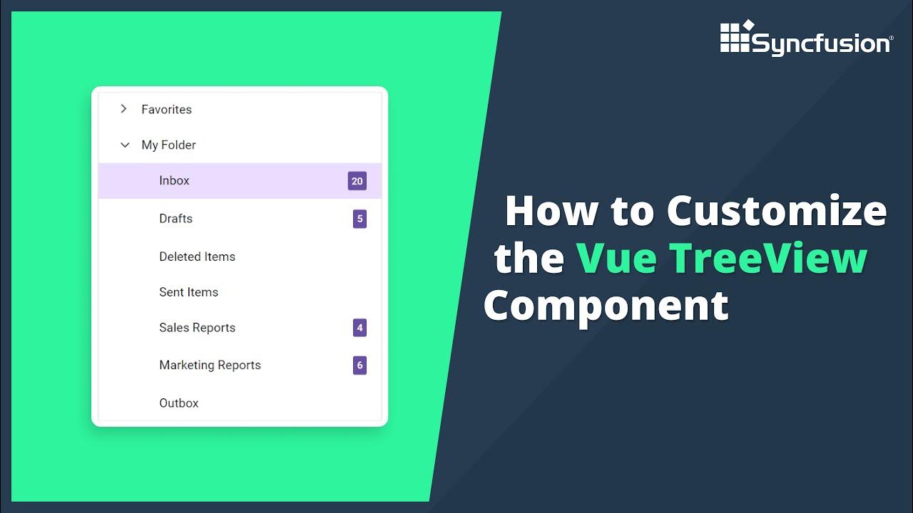 How to Customize the Vue TreeView Component - YouTube