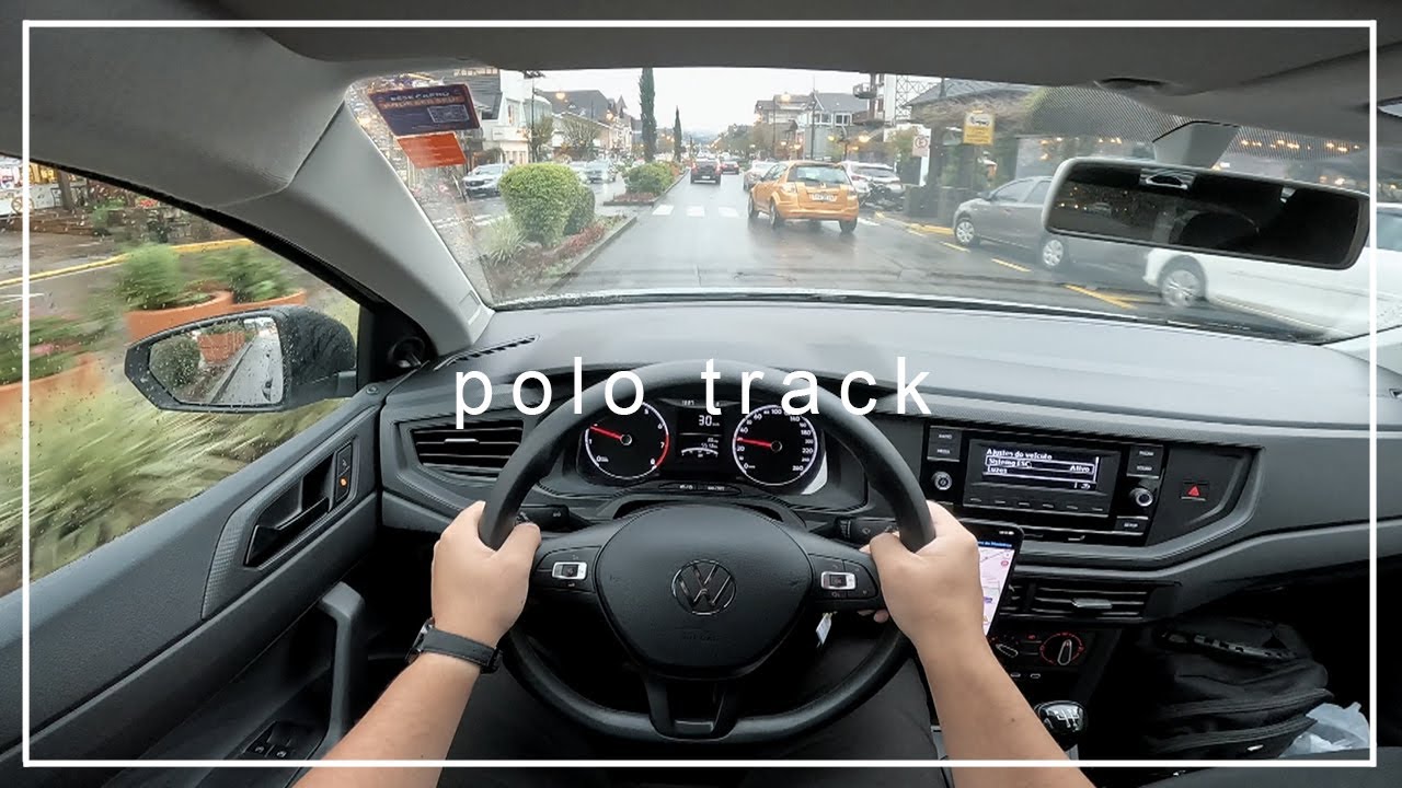 VW POLO TRACK 2025 pelas RUAS DE GRAMADO, RS - POV - YouTube
