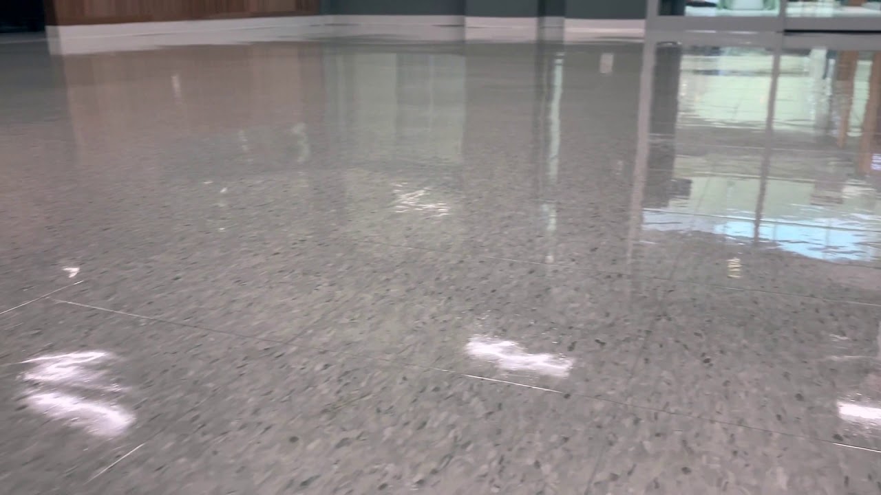 Finished VCT Floors - YouTube