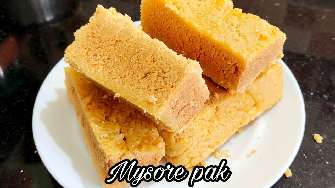 Haldiram's Special Mysore Pak recipe | Quick Mysore Pak recipe - YouTube