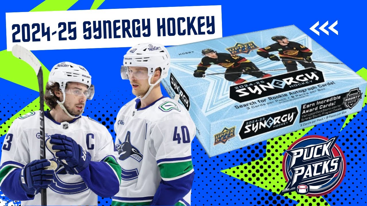 CANUCKS BOX! 2024-25 Upper Deck Synergy #upperdeckhockey #sportscards # ...