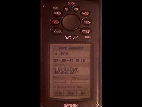 GPS72 - 5: Entering a waypoint manually - YouTube