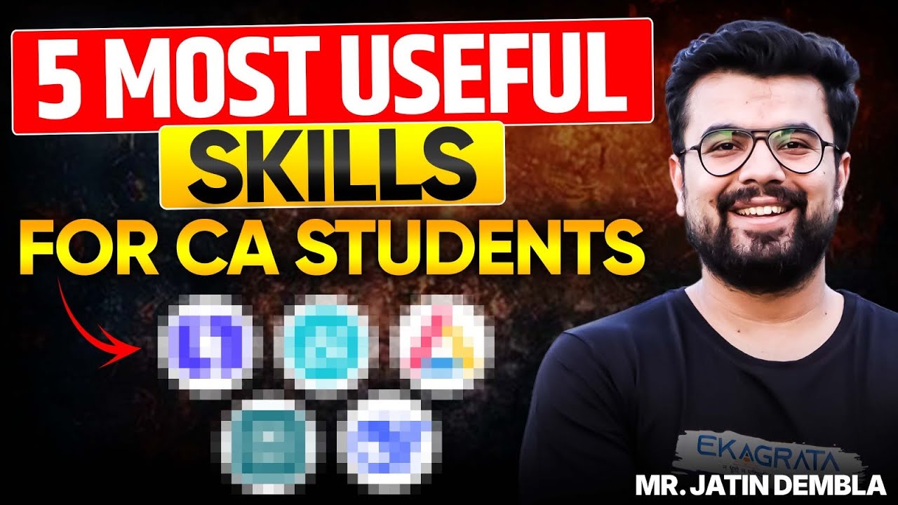 5 Most usefull Skills For CA Students | Dont waste Time till CA Result ...