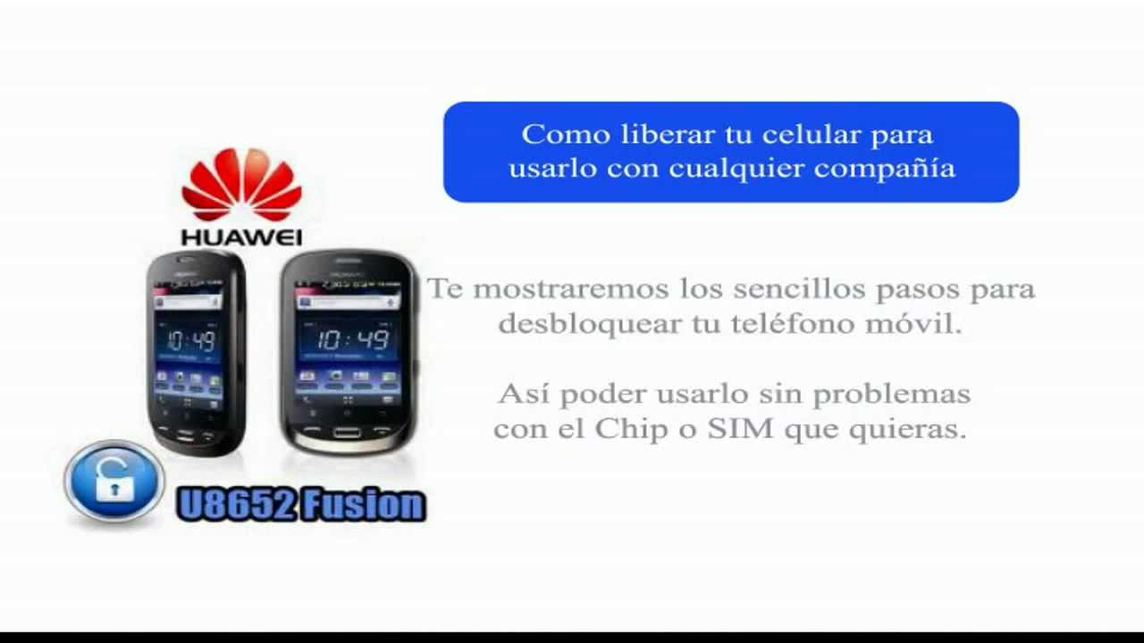 Como desbloquear Huawei U8652 desbloquear Como Liberar Huawei U8652 liberar fusion yodesbloqueo ...