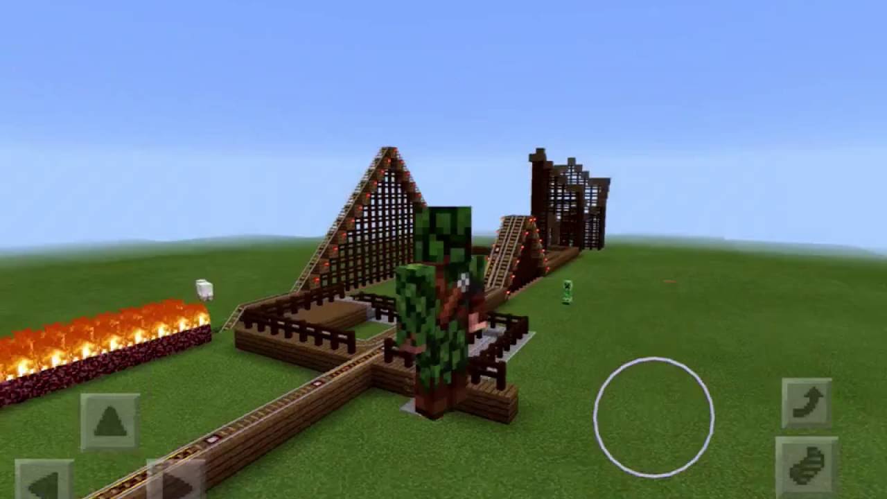 The start of my giant amusement park with Roller Coasters!!!!! - YouTube