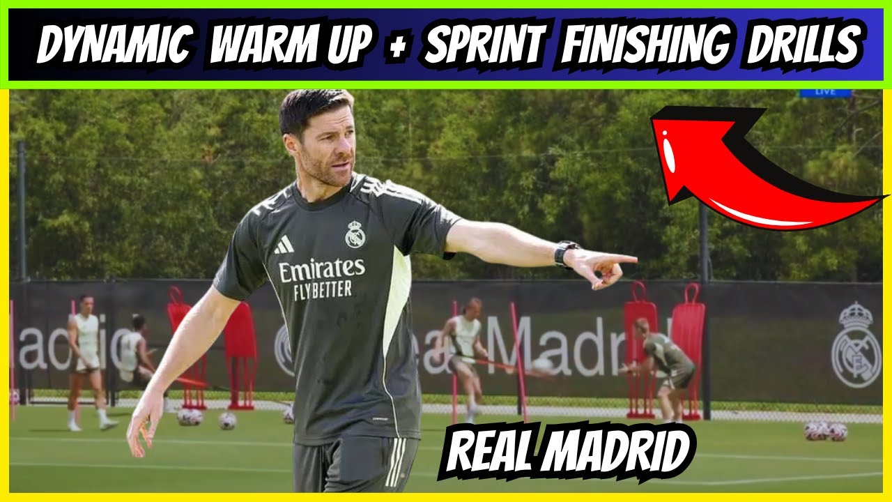 Dynamic Warm Up + Sprint Finishing Drills Real Madrid by Xabi Alonso ...