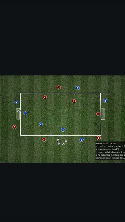 ⚡ REACT & ATTACK! Reaction SSG with Numbers | 1v1, 2v2, 3v3 Game on Big Goals - YouTube