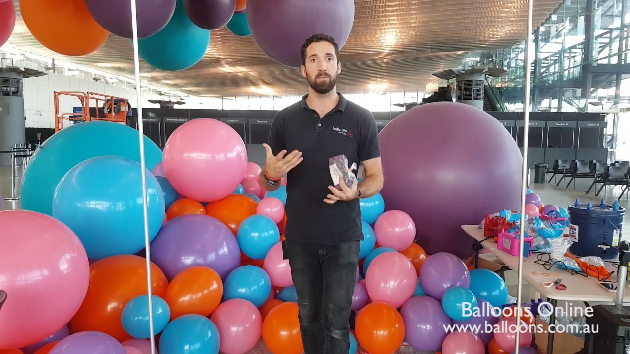 Cloudbuster Inflation & Tying, take 2 - YouTube