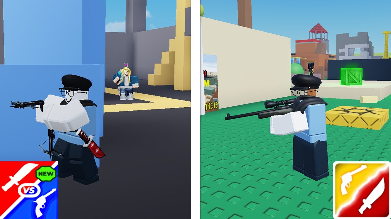 I Played EVERY Murderers VS Sheriffs Roblox Game.. - YouTube