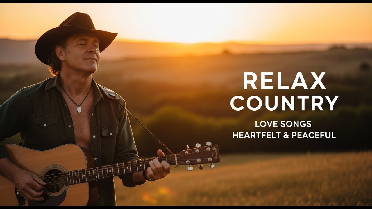 Close Your Eyes & Feel These Country Love Songs 🌄 Soft Acoustic Relax ...