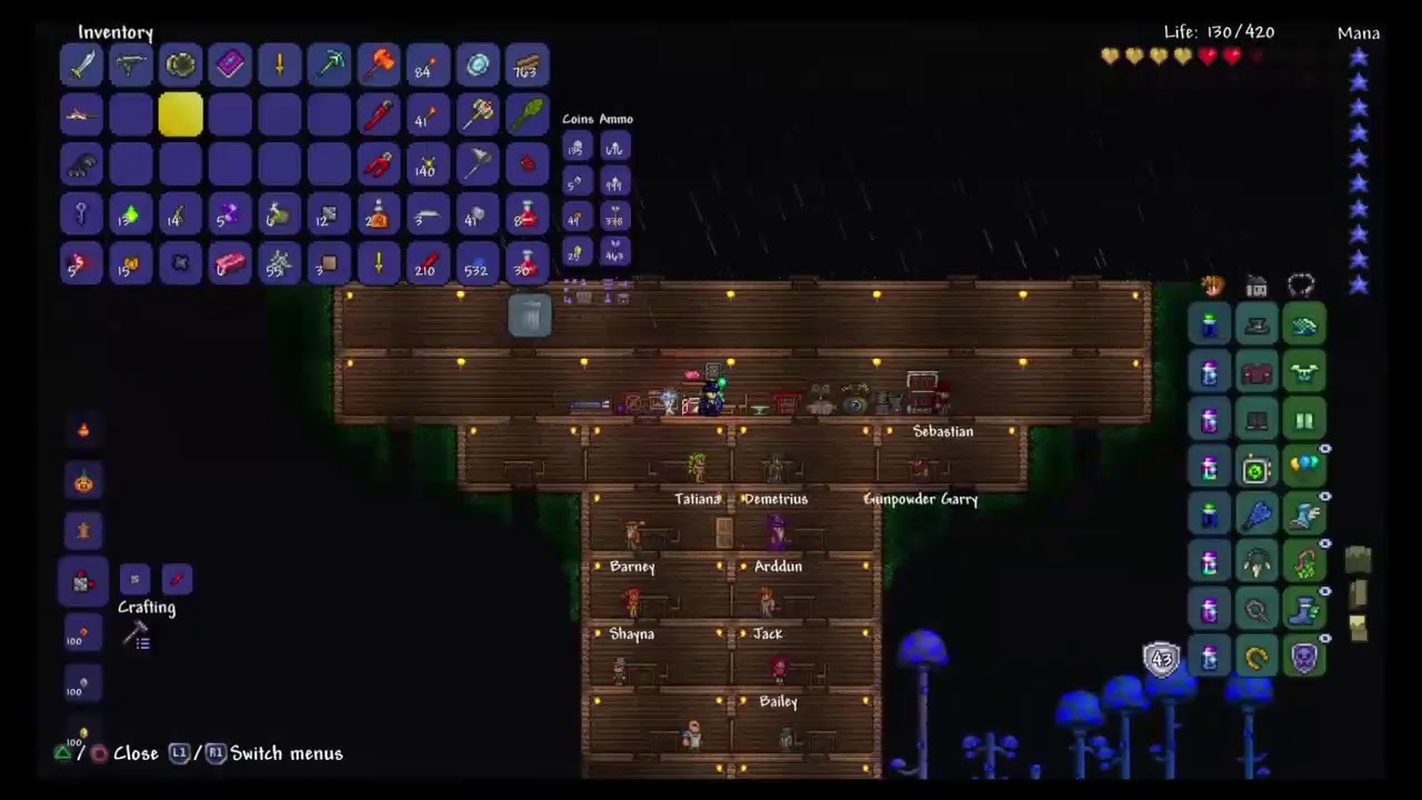 Fighting bosses & house work - Terraria Live Ep - YouTube
