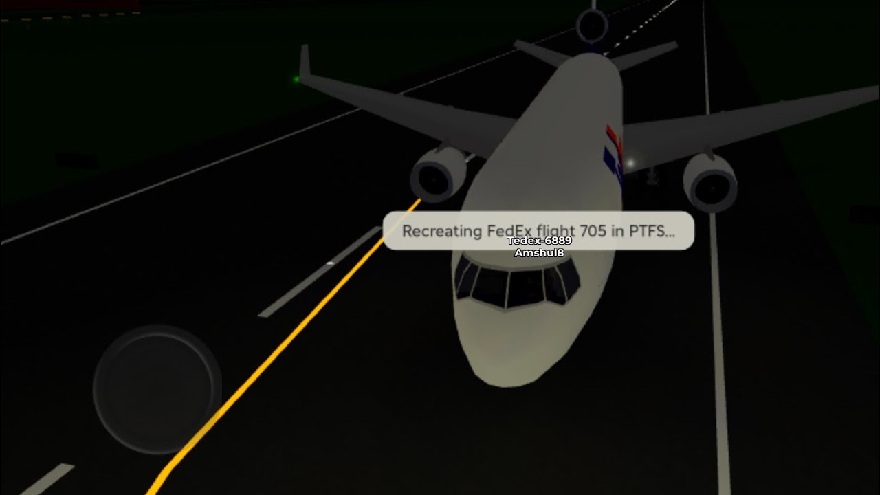 Recreating FedEx flight 705 in PTFS… - YouTube
