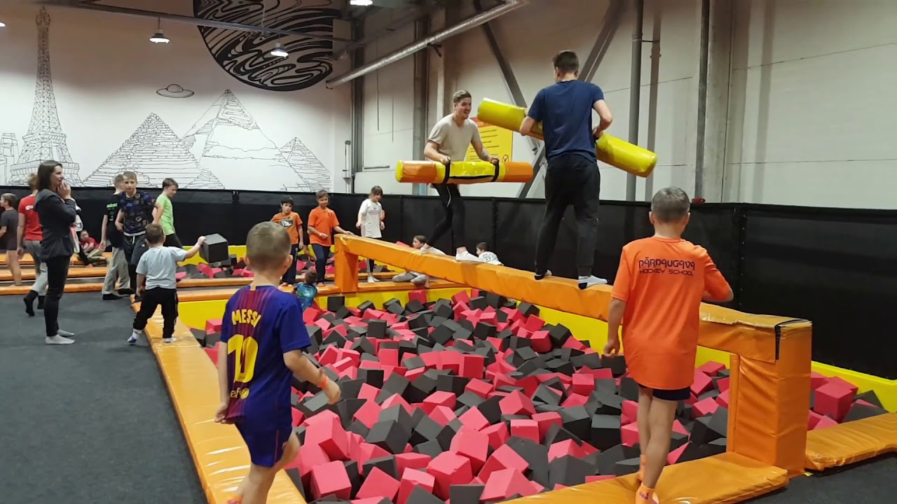 Jump Space Riga. Центр развлечения в Латвии. Супер крутое место для ...