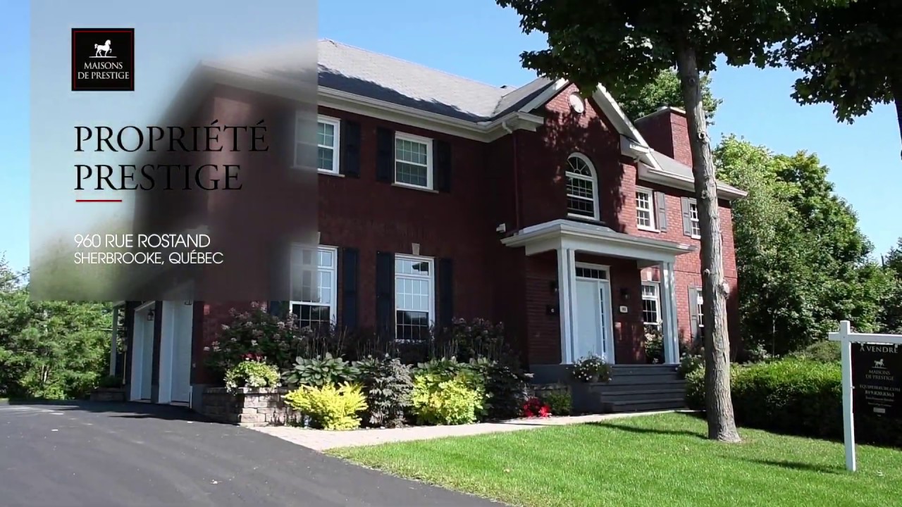 *VENDUE* 960, rue Rostand, Sherbrooke, Québec, Canada - YouTube