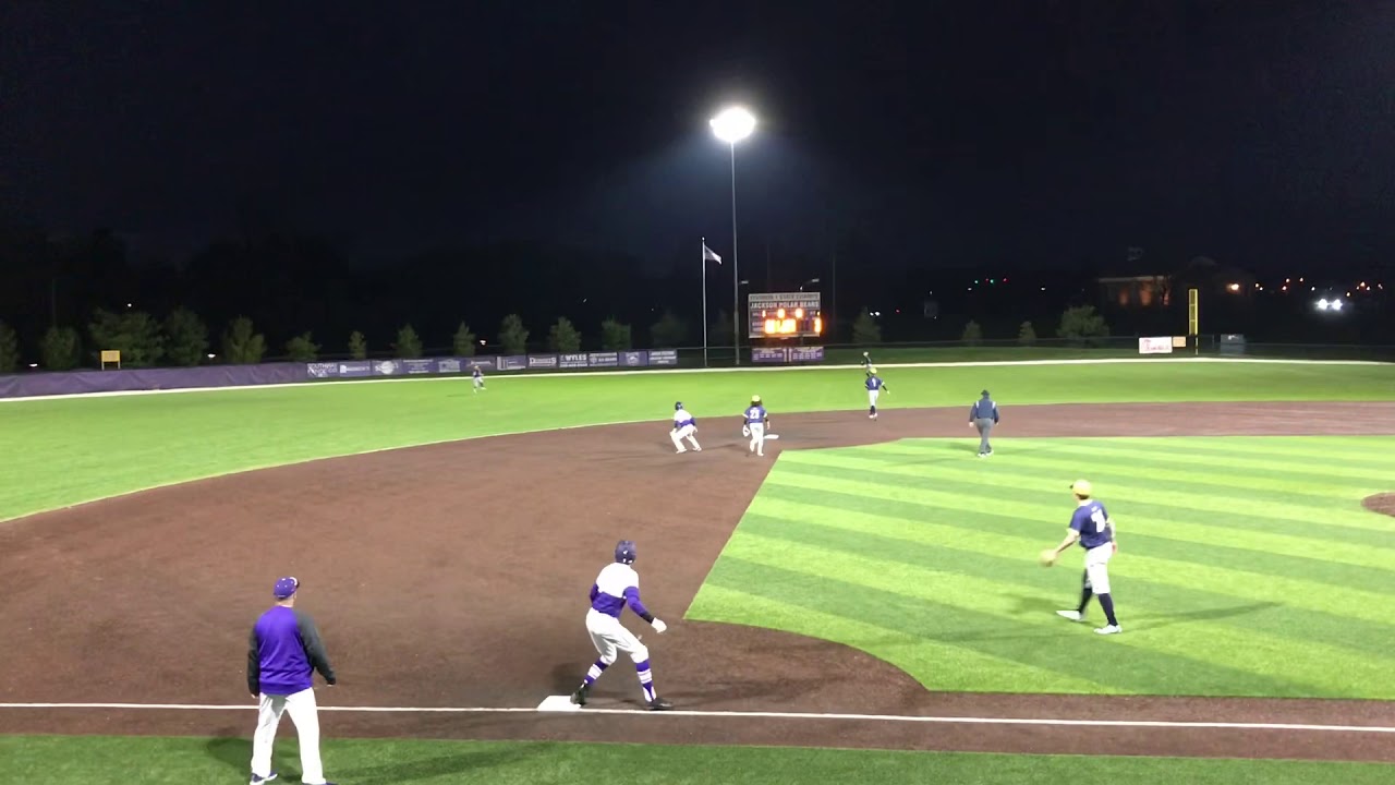 Jackson baseball rallies for win against Tallmadge - YouTube