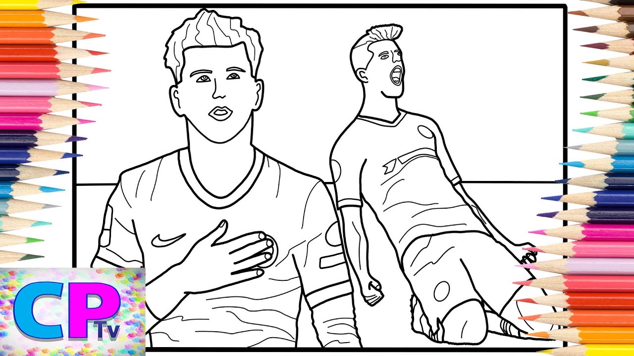 Mason Mount/Coloring of Mason Mount/Copic Markers/ @coloringpagestv /No ...