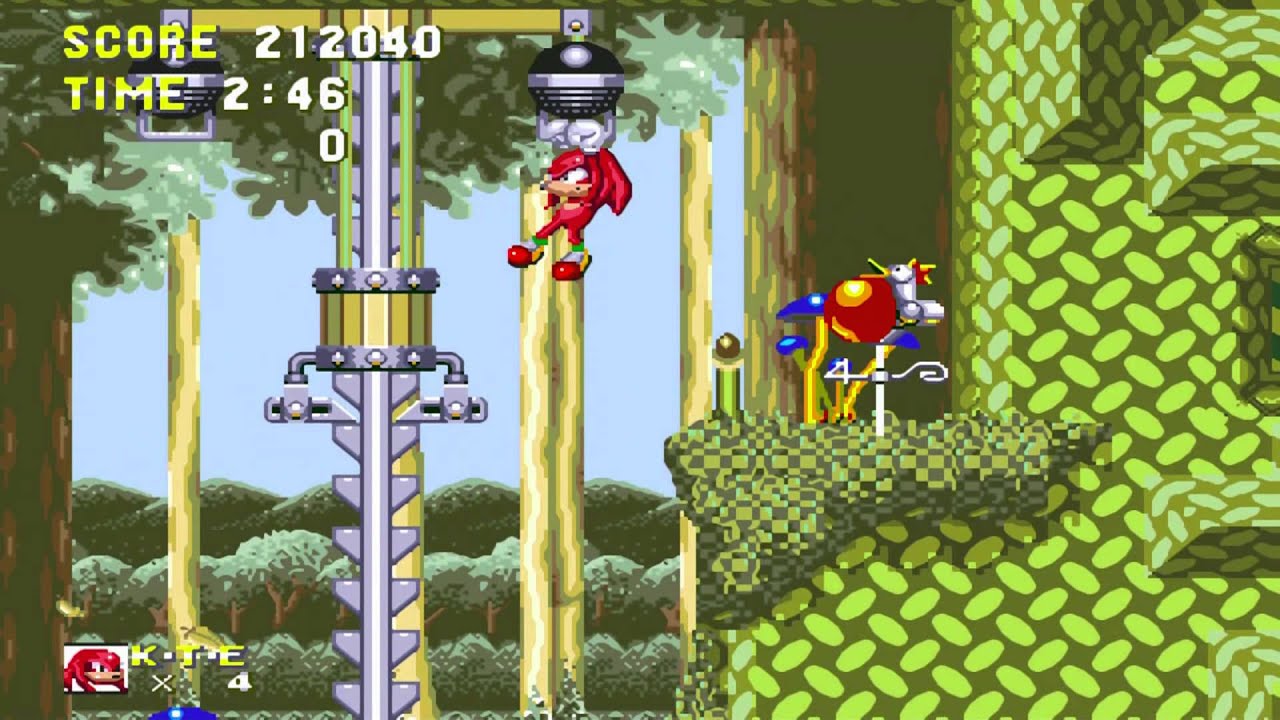 Sonic The Hedgehog 3 & Knuckles - Knuckles : Mushroom Hill Zone Act 2 ...