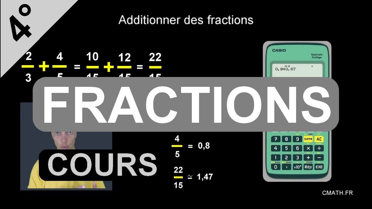 Comment additionner des fractions? - YouTube