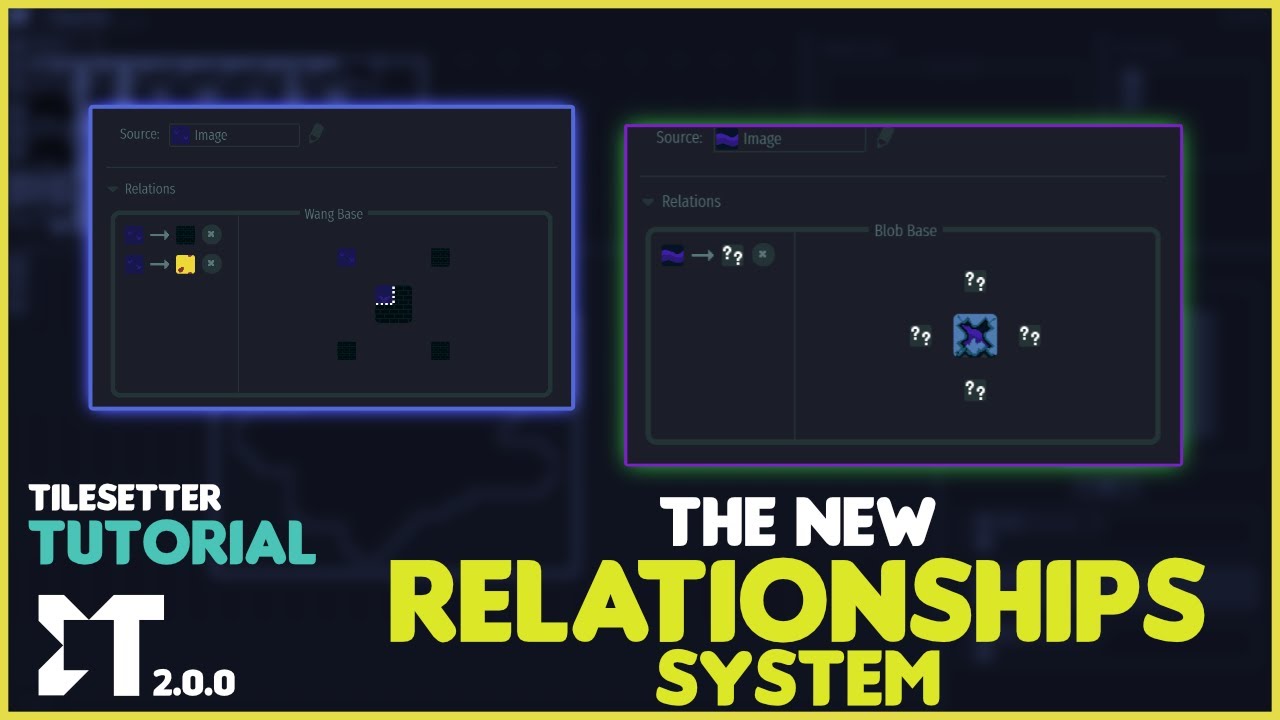 Tilesetter 2.0.0 The New Relations System, Blob & Wang Tiles Tutorial ...