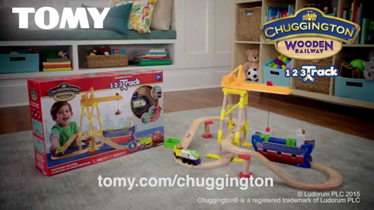 Chuggington Wooden Railway Dockyard Delivery with 1-2-3 Track - YouTube