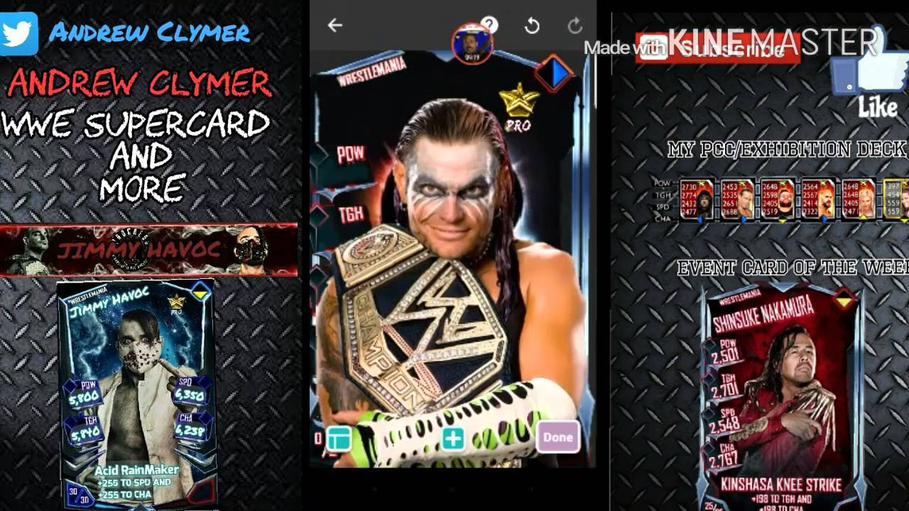 How To Make Custom Wwe Supercards - YouTube