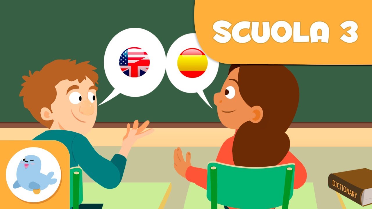 La scuola III - Vocabolario per bambini - YouTube