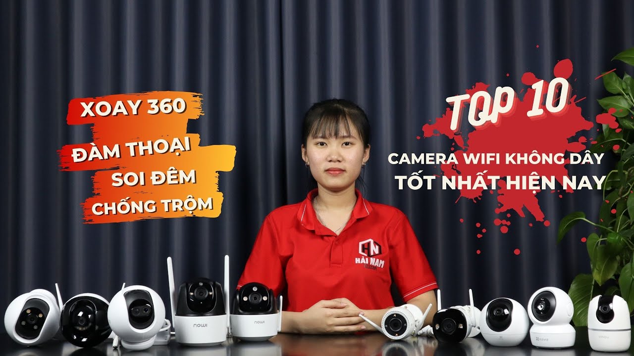TOP 10 Camera Wifi Không Dây Trong Nhà, Ngoài Trời Từ 488K Xoay 360 ...