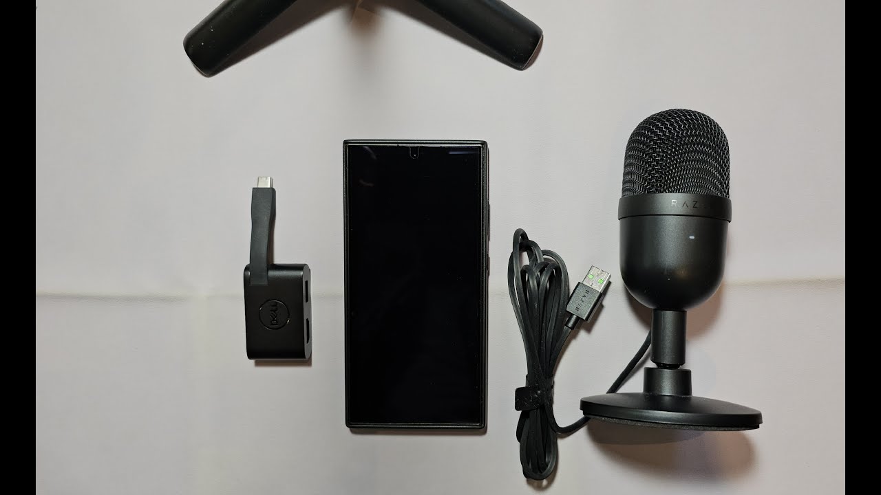 How To Connect External USB Microphone To Samsung Galaxy S24 & 24 Ultra ...