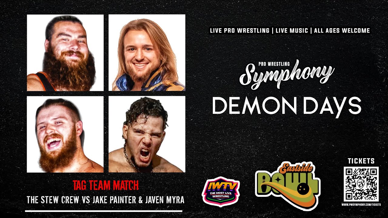 The Stew Crew vs. Jake Painter & Javen Myra (Pro Wrestling Symphony ...