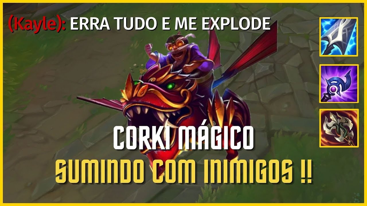 CORKI MID COM ESSA BUILD É IMORAL | [ERREI TUDO E CARREGUEI] | League ...