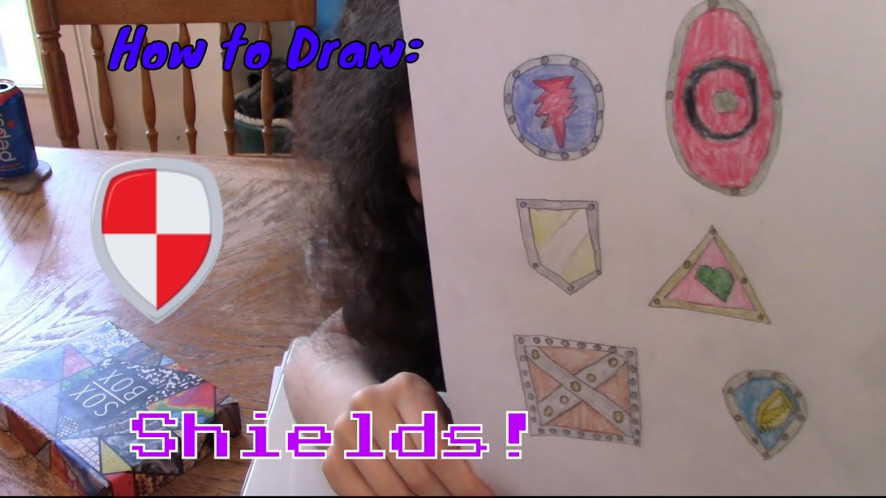 How To Draw Shields! (2020) ️ - YouTube