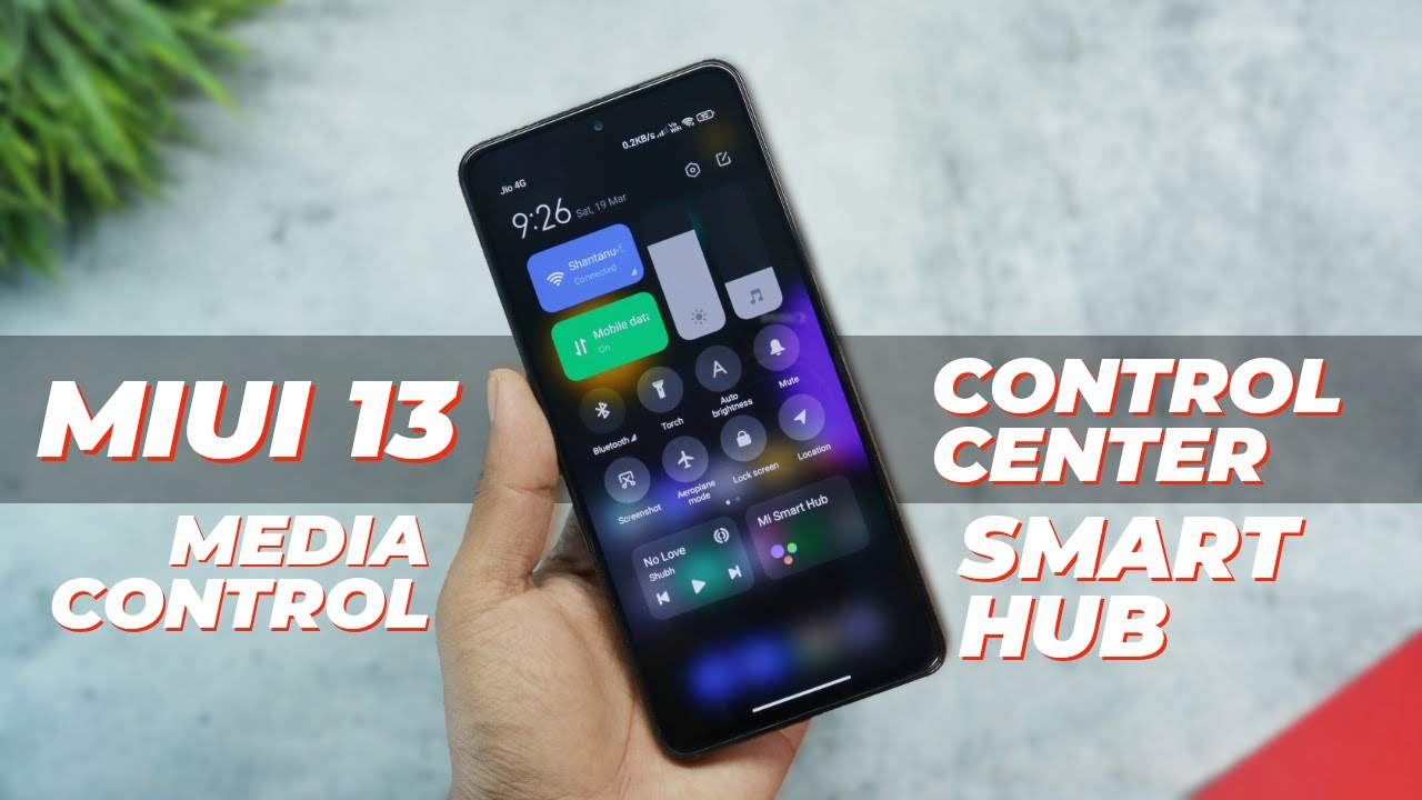 MIUI 13 New Control Center,Media Control & Smart Hub On Any Xiaomi ...