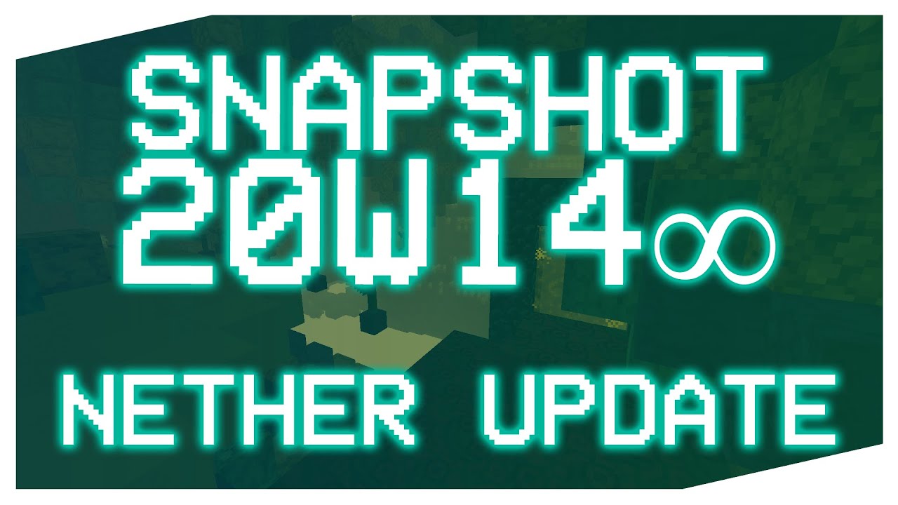 Minecraft 1.16 Snapshot 20w14∞ NEW DIMENSIONS AND BLOCKS - YouTube