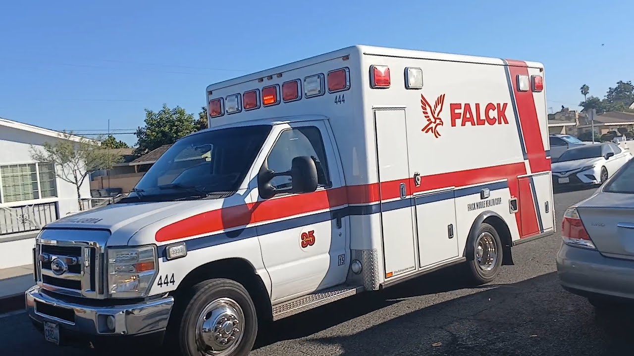 Falck Ambulance Transporting - YouTube